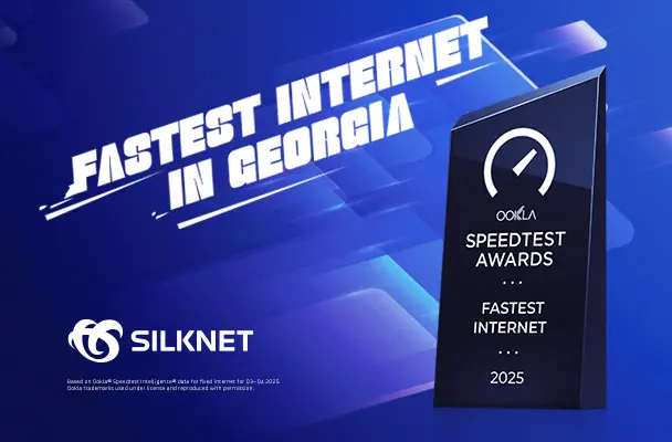 Silknet Receives Speedtest Award – “Fastest Internet in Georgia”